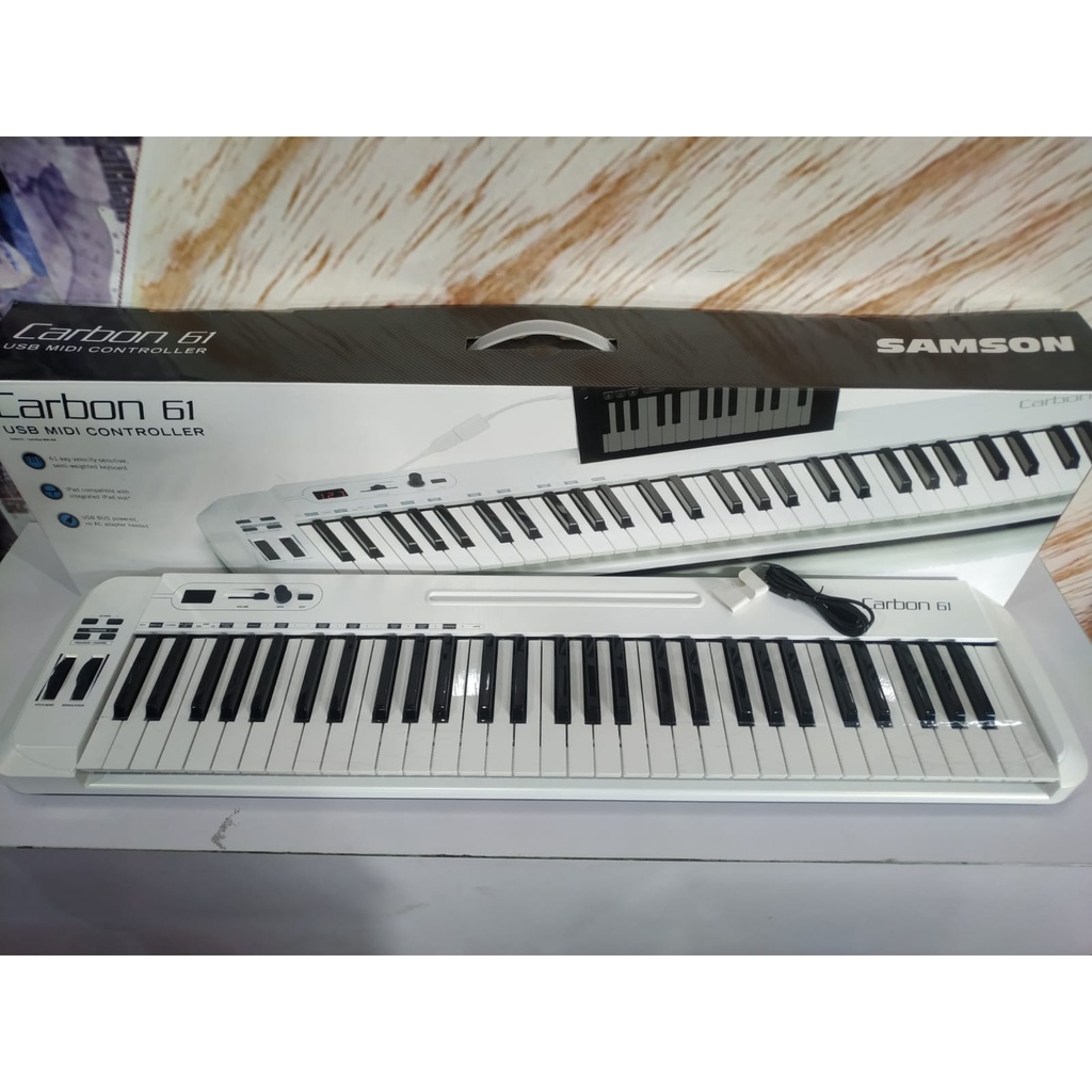 Jual Samson Carbon 61 - USB Keyboard Midi Controller 61 Key | Shopee ...