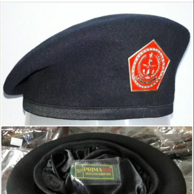 Jual Baret primaone original, baret hitam,baret banser,baret mabes tni ...