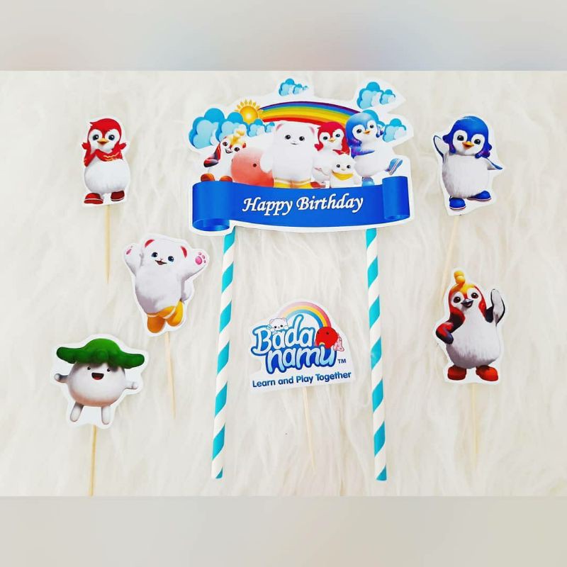 Jual Topper Badanamu Topper puding topper ulang tahun topper happy ...
