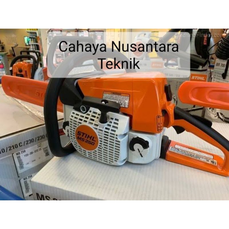 Jual Mesin Potong Kayu MS250 Sthil 20 Inch / Mesin Chainsaw Stihl | Shopee Indonesia