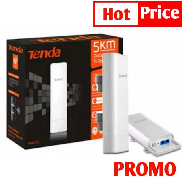 Jual TENDA O3 Outdoor AP Access Point To Point 2.4Ghz CPE Router ...