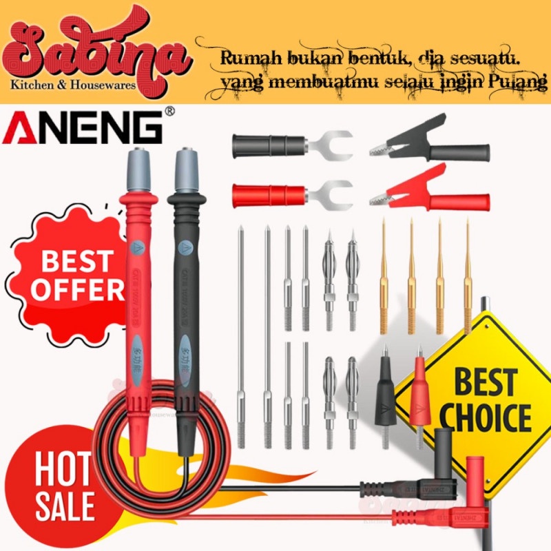 Jual Kabel Multimeter Multitester Digital Multifungsi Silicon Wire ...