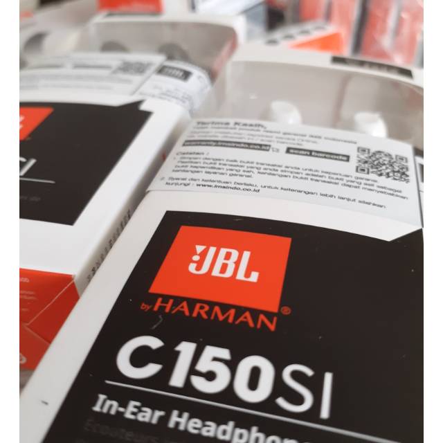 Jual JBL C150SI In Ear Earphone Original Garansi Resmi IMS 1 Tahun ...