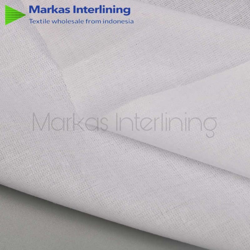 Jual Kain Keras Lem Staflex Katun Untuk Krah Wanita Dan Manset | Shopee ...