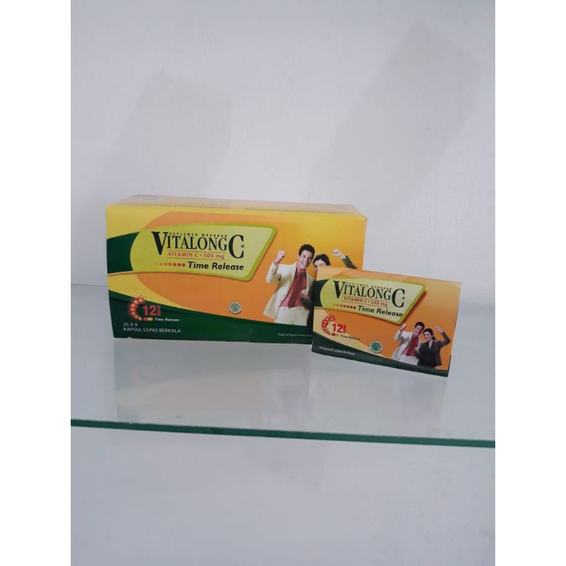 Jual VITALONG C, vitamin C, 1 strip isi 4 tablet | Shopee Indonesia
