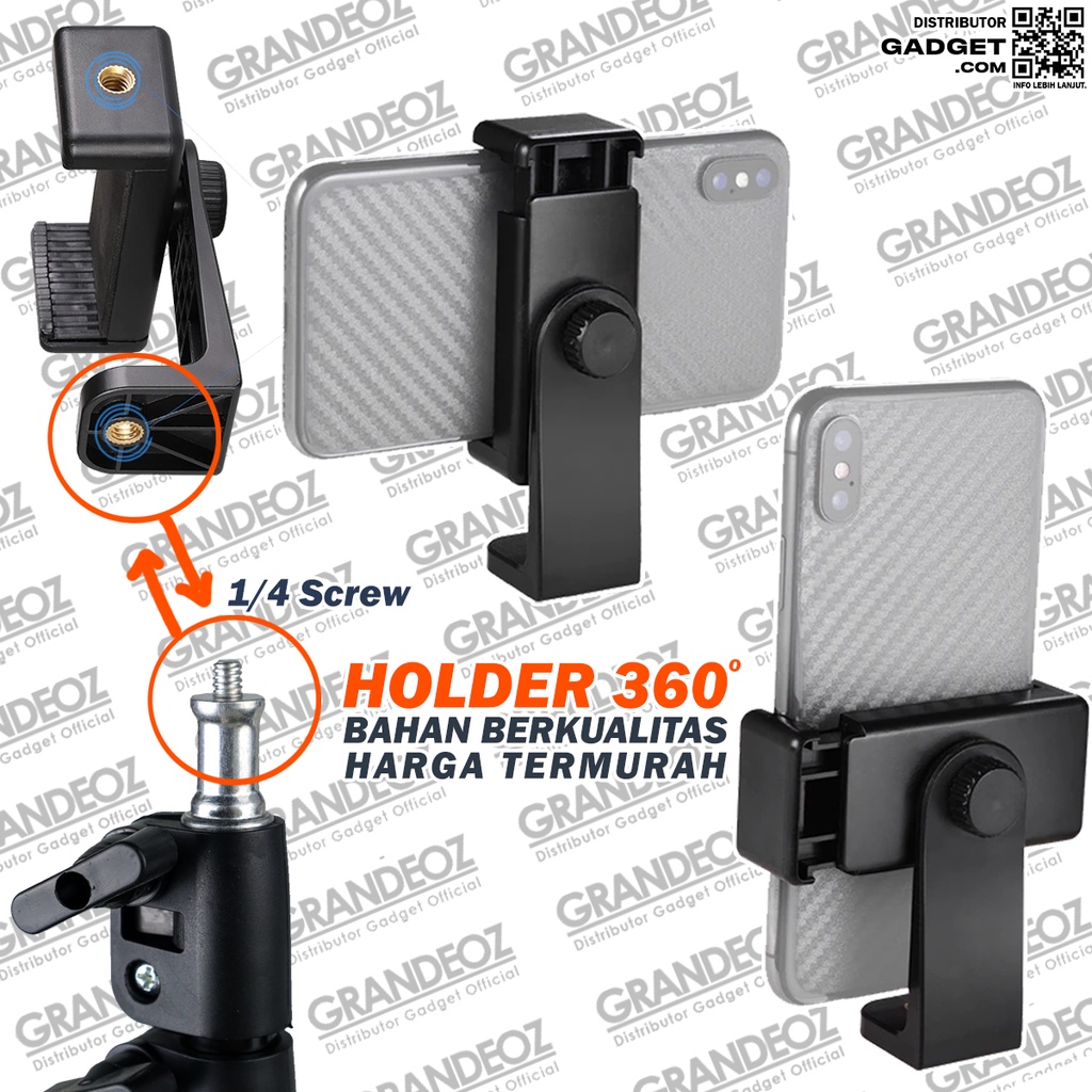 Jual Universal F HOLDER 360 Degree U 1/4 Smartphone F360 Derajat Rotasi ...