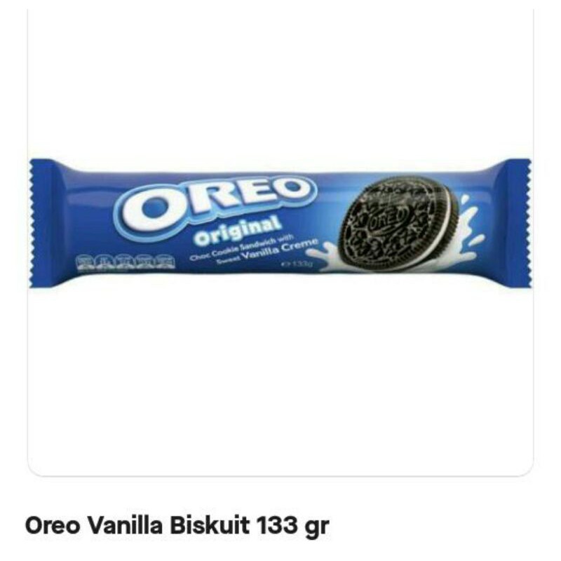 Jual OREO VANILLA BISKUIT 133 GRAM *N* | Shopee Indonesia