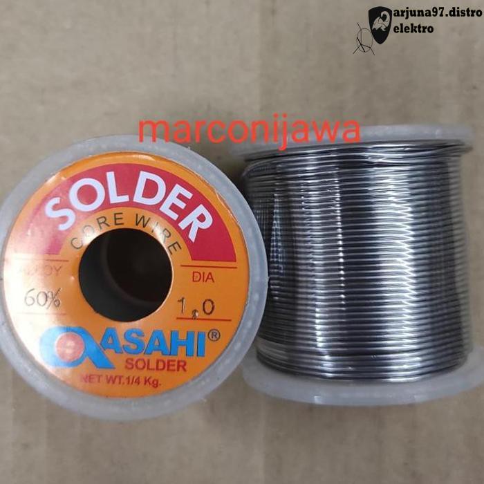 Jual Timah Solder Asahi 1Mm 1/4Kg Marcojiw99 Ayo Beli | Shopee Indonesia