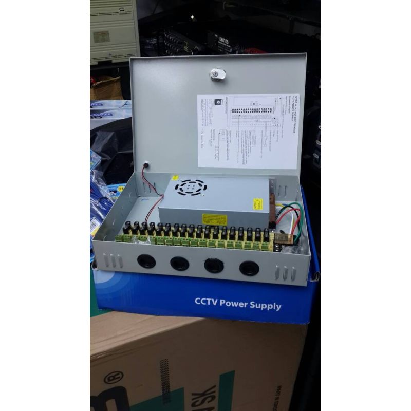Jual Power suplay cctv 12v 20a + box | Shopee Indonesia