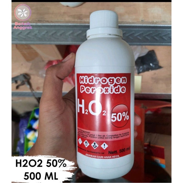 Jual H2O2 HIDROGEN PIROKSIDA KEMASAN 500ML FUNGISIDA TANAMAN | Shopee ...