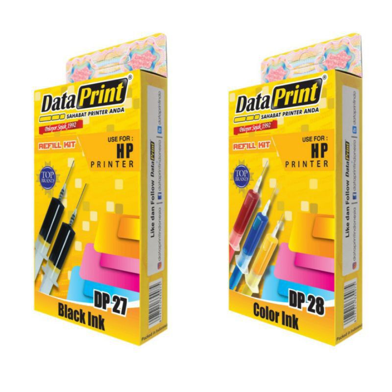 Jual Data Print DP 28 tinta suntik HP Catridge 60 680 682 802 678 702 ...