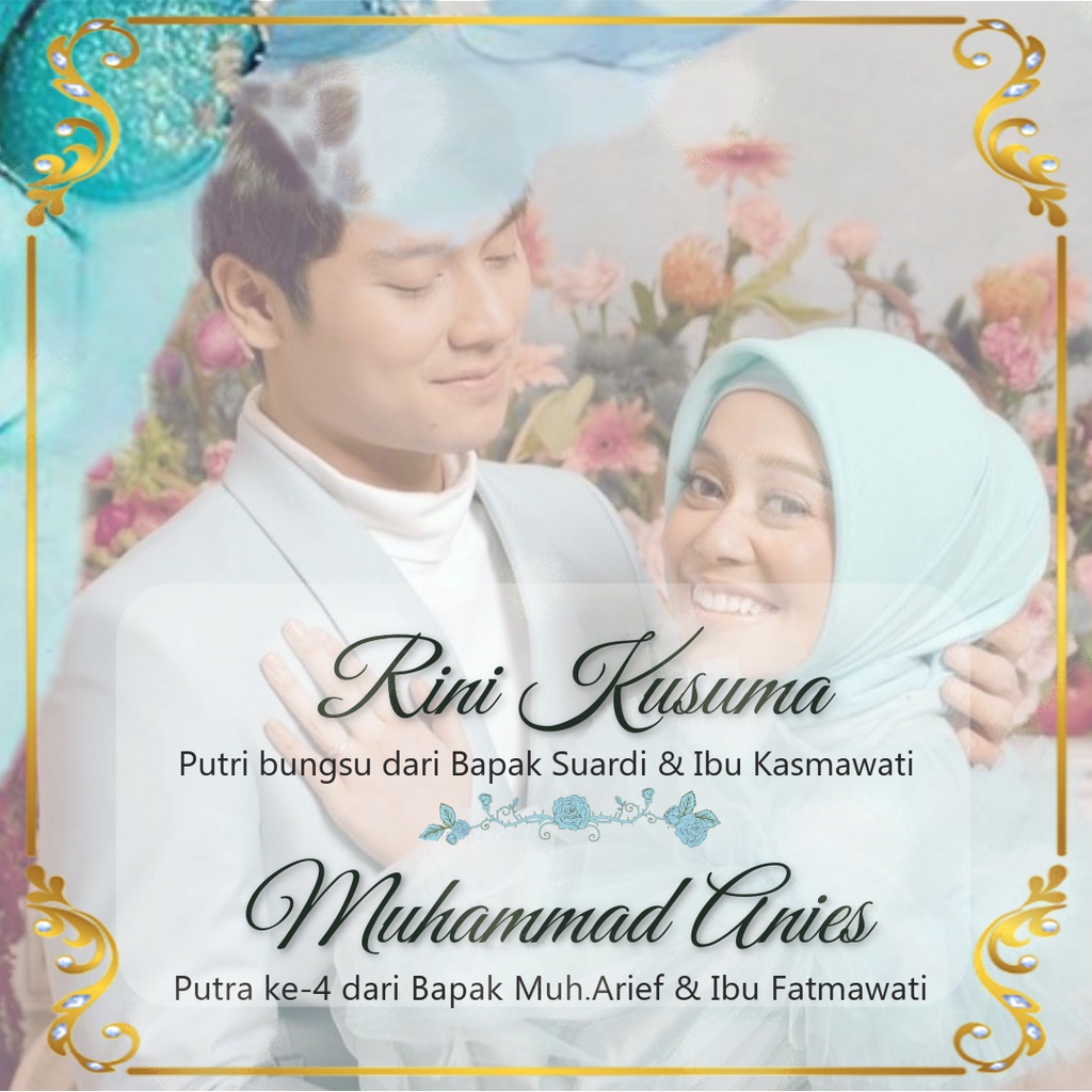 Jual Undangan Pernikahan Digital Warna Biru Pastel Baby Blue Soft ...
