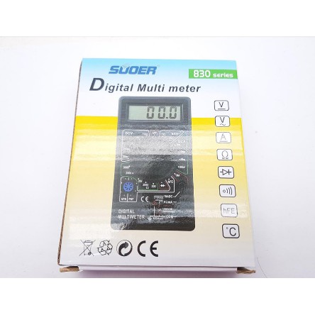 Jual Digital Multimeter Avometer Multitester Suoer DT-830D DT830D DT ...