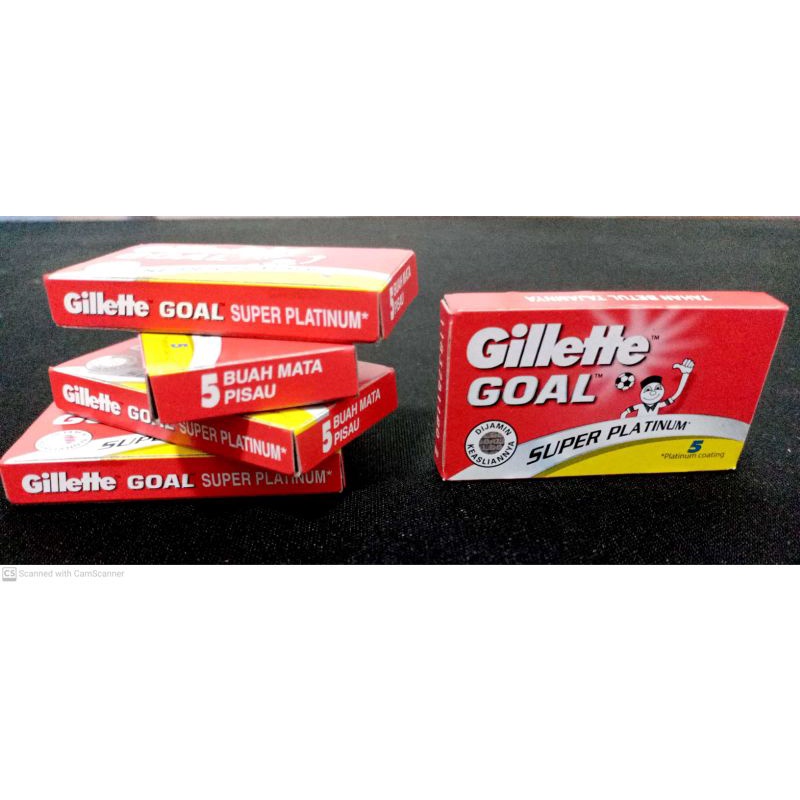 Jual ORIGINAL Gillette Goal isi 5 silet goal asli/SILET GOAL ASLI ...
