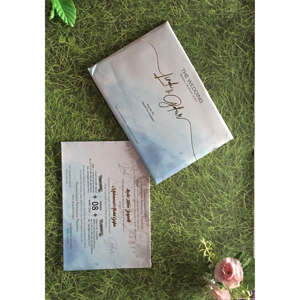 Jual Undangan Pernikahan Hard Cover Landscape | Shopee Indonesia