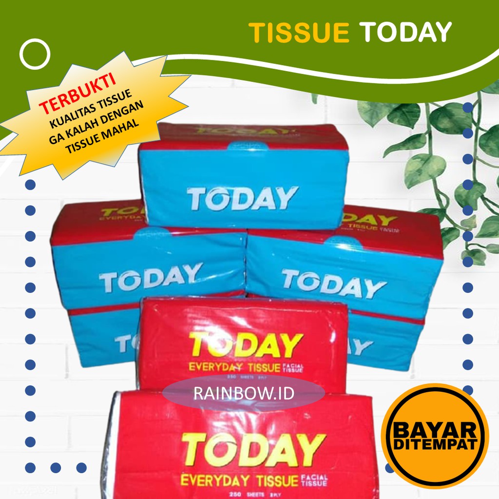 Jual Tissue Tisu Tissu Tisue Murah Today Halus Facial Wajah Dapur Lap ...