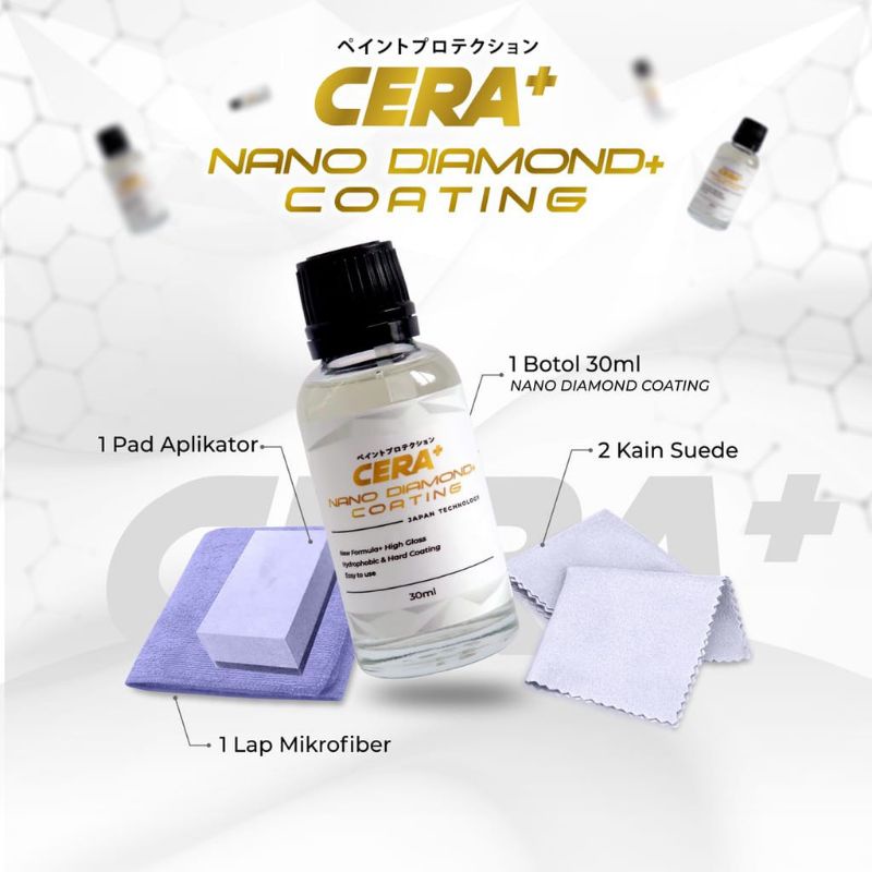 Jual CERA+ NANO DIAMOND COATING BENING KACA 10H COATING MADE IN JAPAN ...