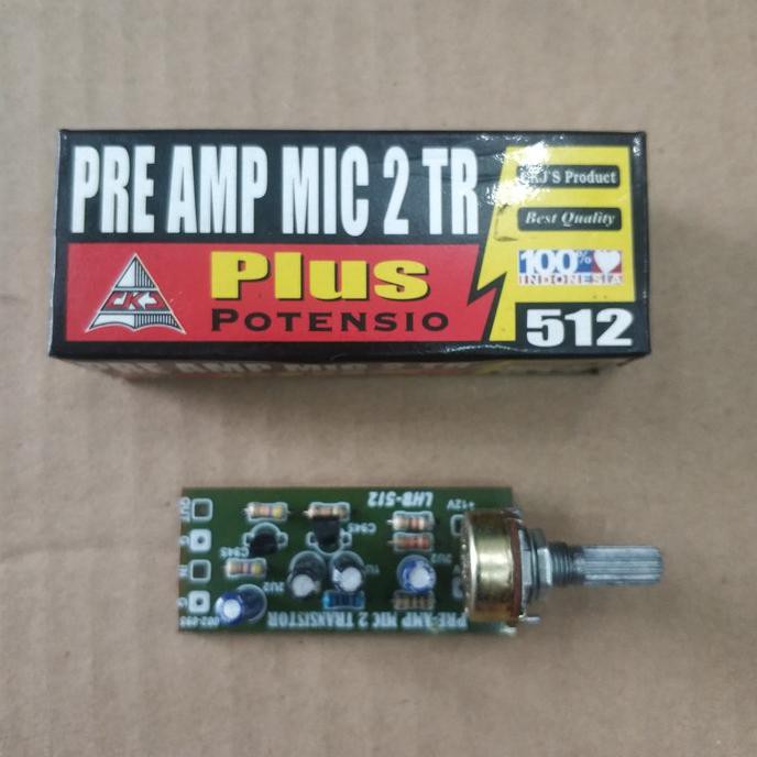 Jual Pre Amp Mic 2 Tr Plus Potensio Ckj / Pre Amp Mik/ Preamp Mic Mik ...