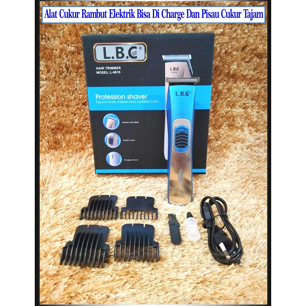 Jual Alat Cukur Rambut Elektrik LBC L-6815/Hair Trimmer/Mesin Cukur ...