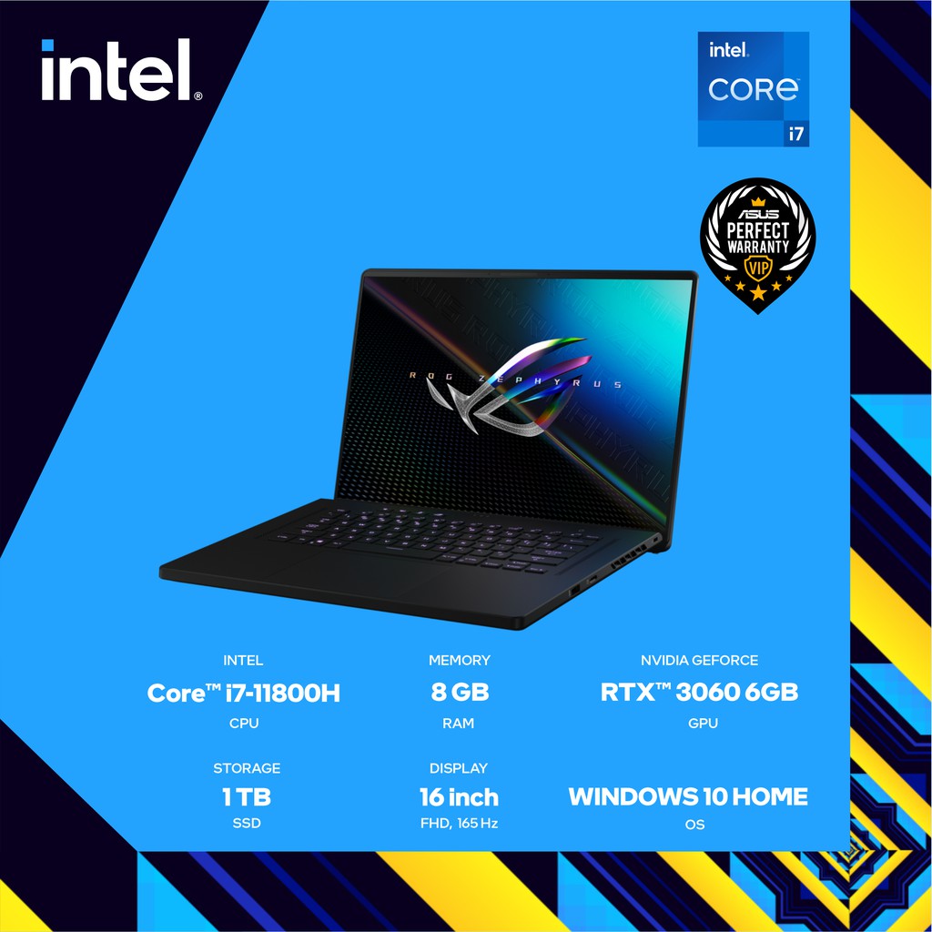 Jual ASUS ROG Zephyrus M16 GU603HM - I7-11800H 16GB 1TB RTX3060 165Hz ...