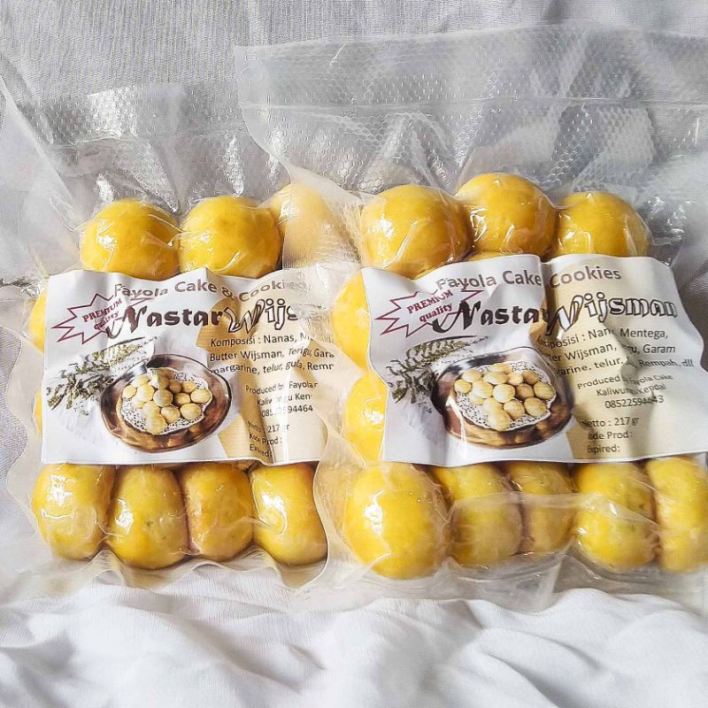 Jual Nastar original/nastar Wijsman/cemilan kue kering nastar kemasan ...