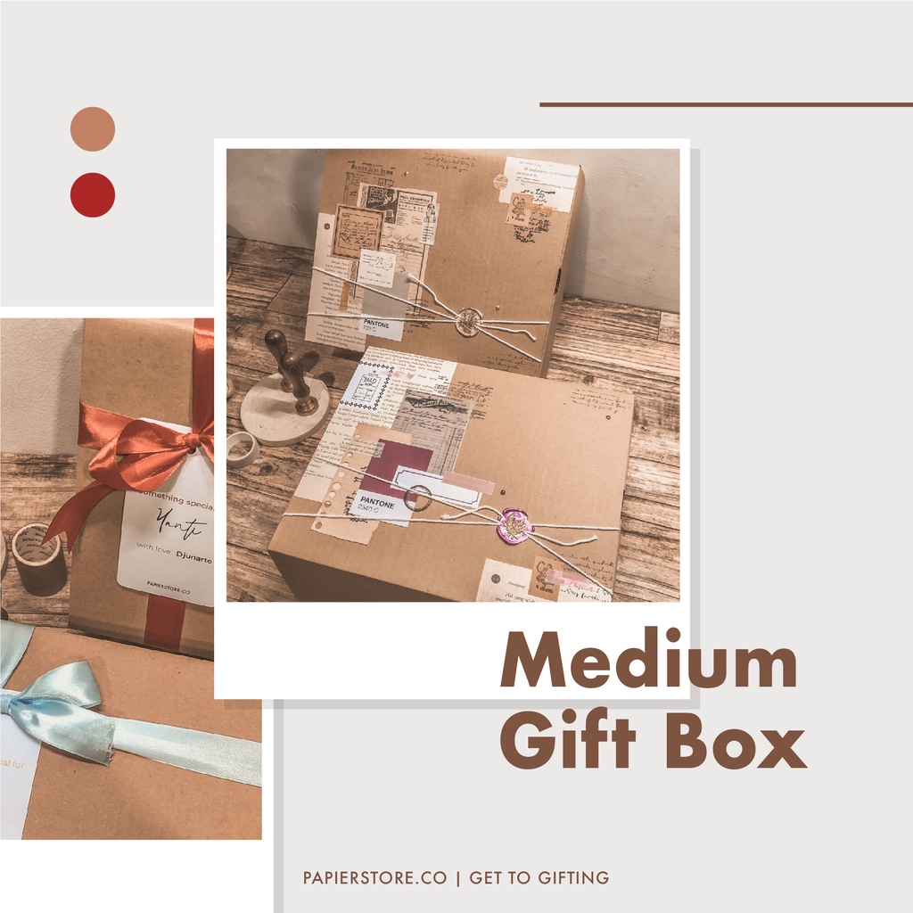 Jual CUSTOM MEDIUM GIFT BOX (REQUEST ISI BOX) | Shopee Indonesia