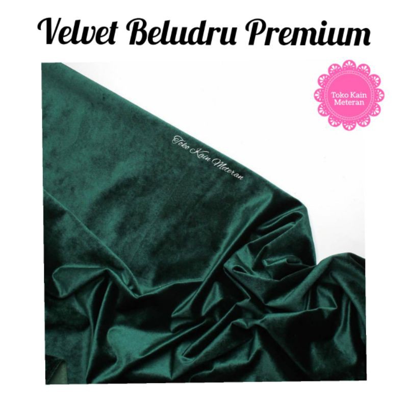 Jual KAIN VELVET BELUDRU PREMIUM POLOS | Shopee Indonesia