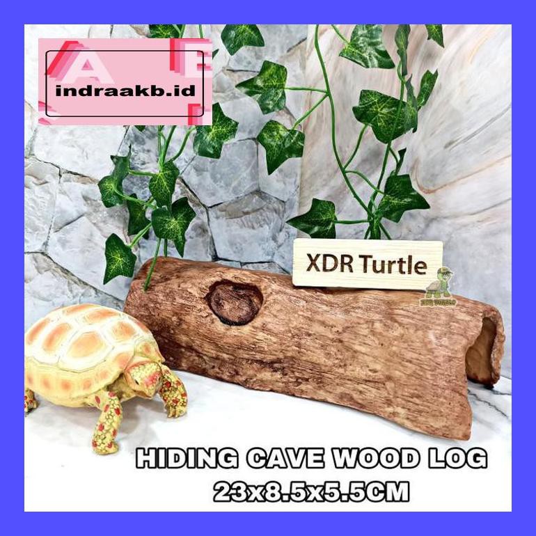 Jual S40Trep Hiding Cave Wood Log Snakes Leopard Gecko Panana Skink ...