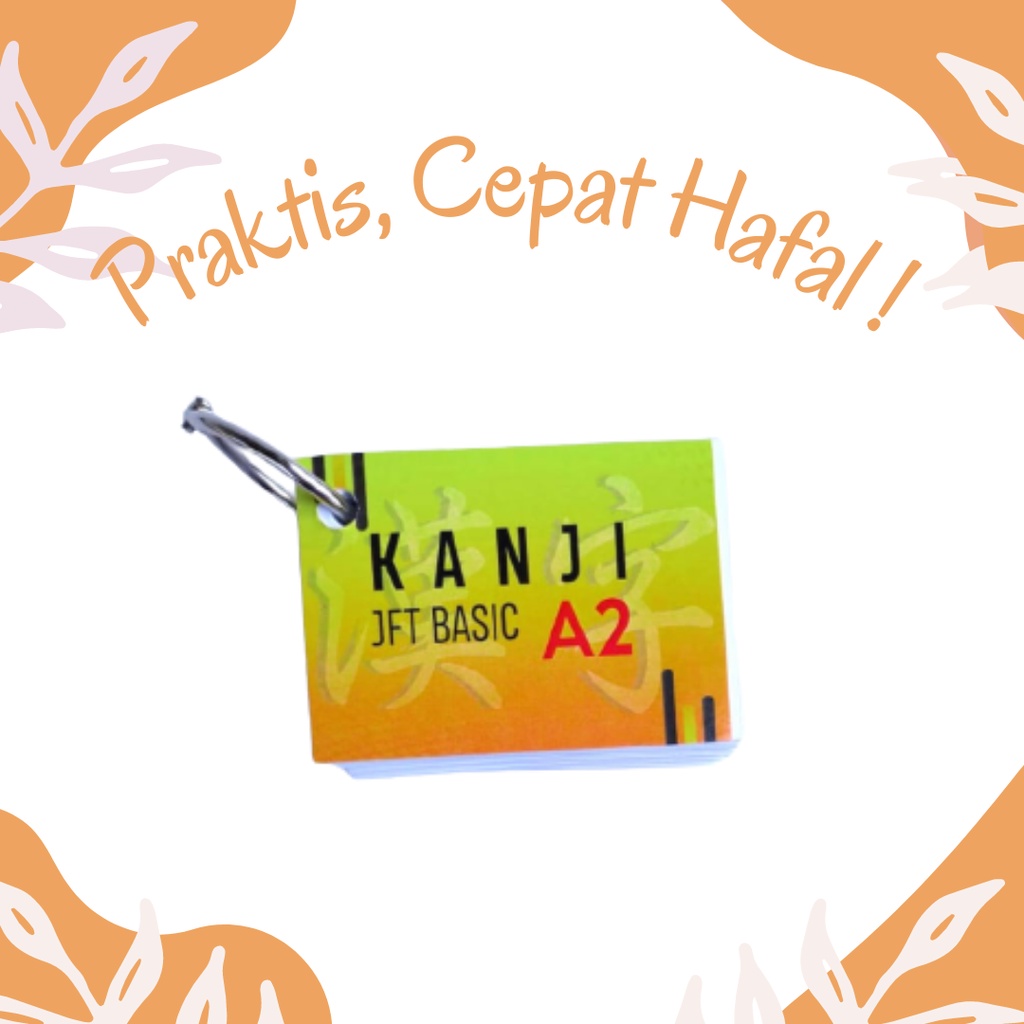 Jual FLASH CARD KANJI JFT BASIC A2 TOKUTEI GINOU SSW PENGGANTI BUKU BAHASA JEPANG DASAR HAFALAN ...