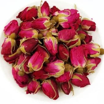 Jual teh-daun- teh bunga mawar red rose buds flower tea 50g -daun-teh ...