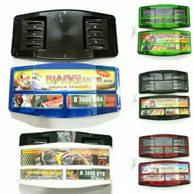 Jual Tutup Plat/ Cover Plat Nomor Motor Cembung | Shopee Indonesia