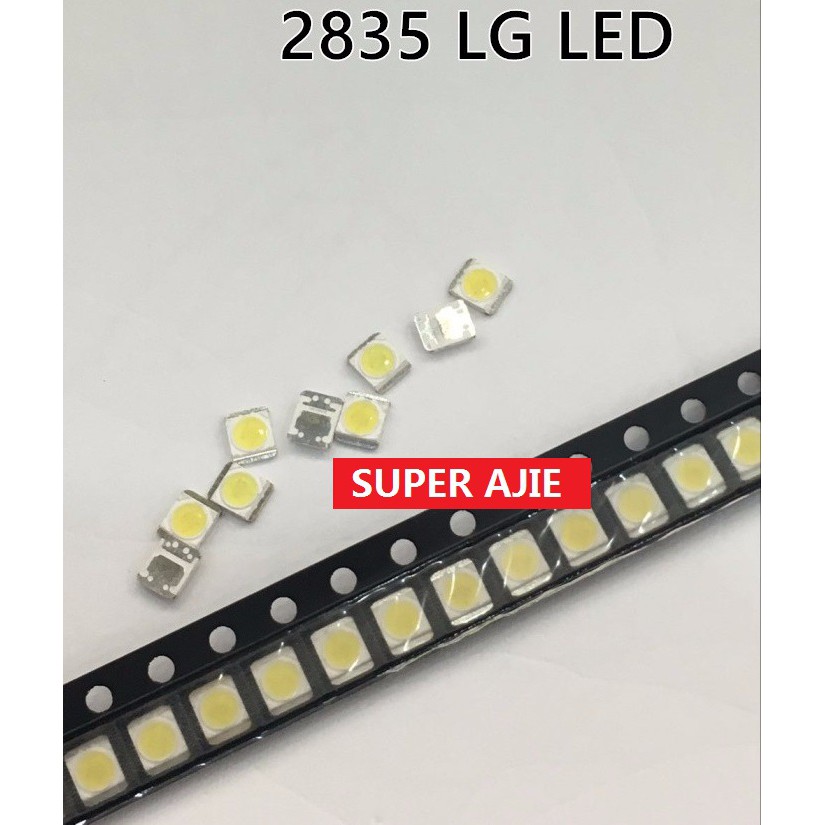 Jual SMD LED 1W 3V Cold White Putih 1210 3528 2835 LED Diode LCD Back ...