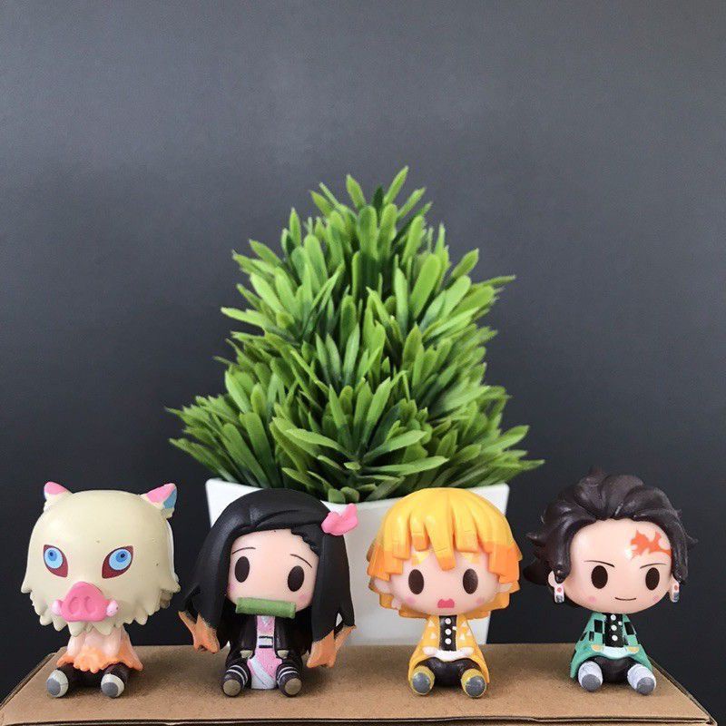 Jual Demon Slayer Kimetsu No Yaiba Action Figure Figur Miniatur Zenitsu ...