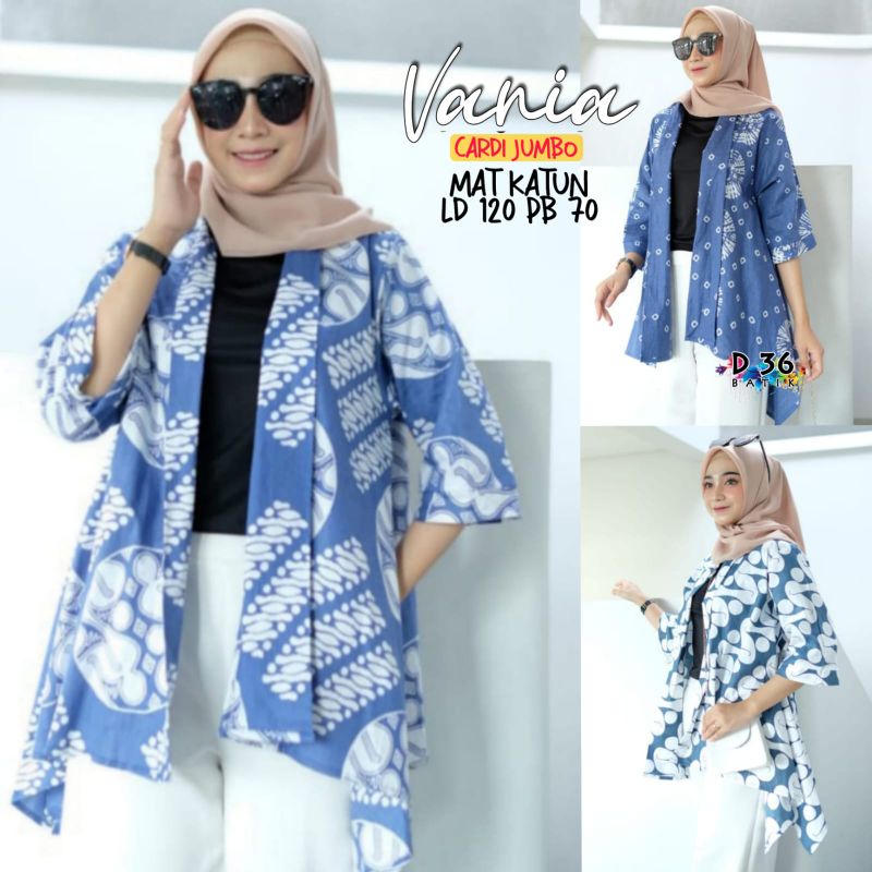 Jual Cardi Batik Jumbo Katun Ori Lokal Baju Luaran Batik Katun Premium ...