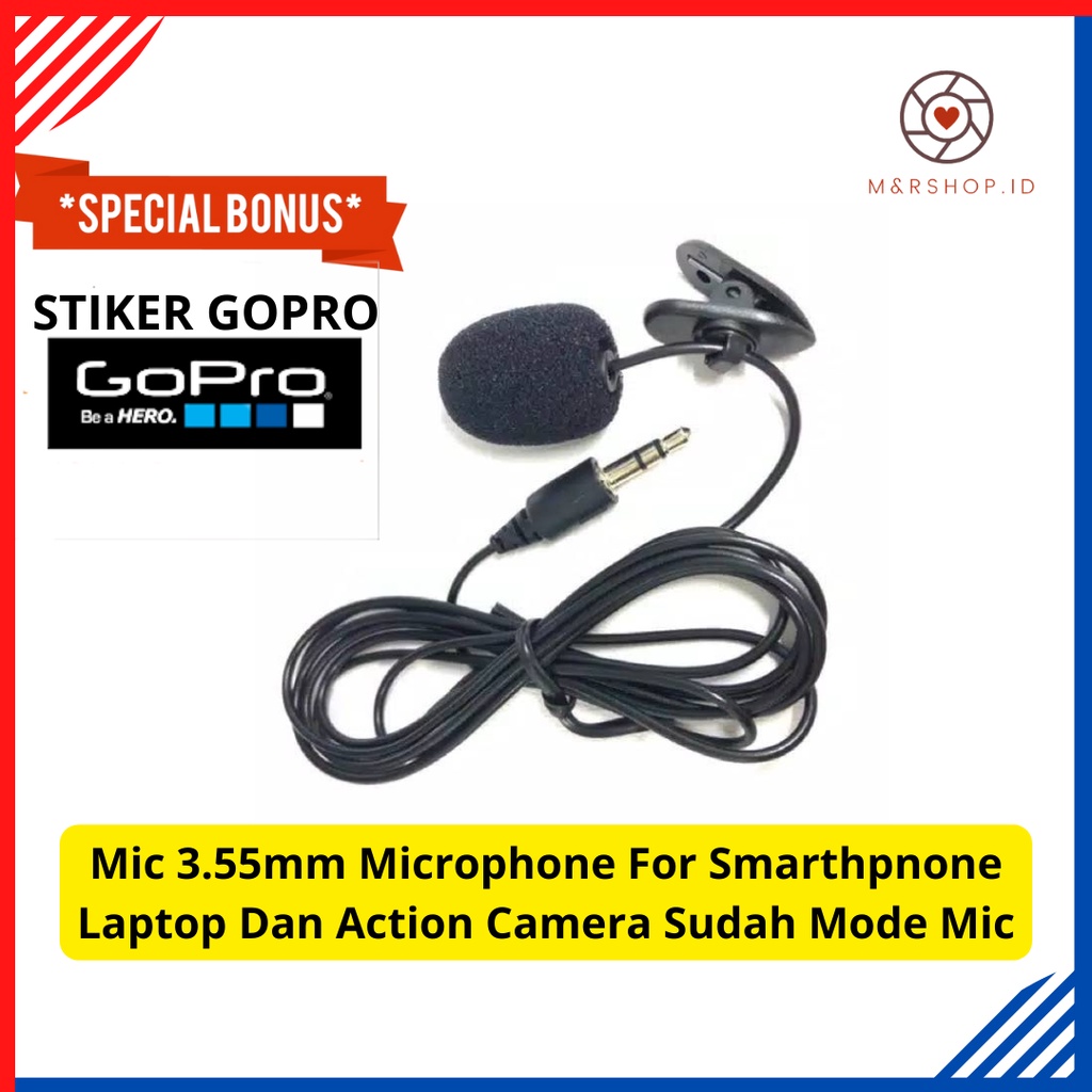 Jual Microphone For Smartphone Laptop Action Camera Yi Cam Kogan Yang ...