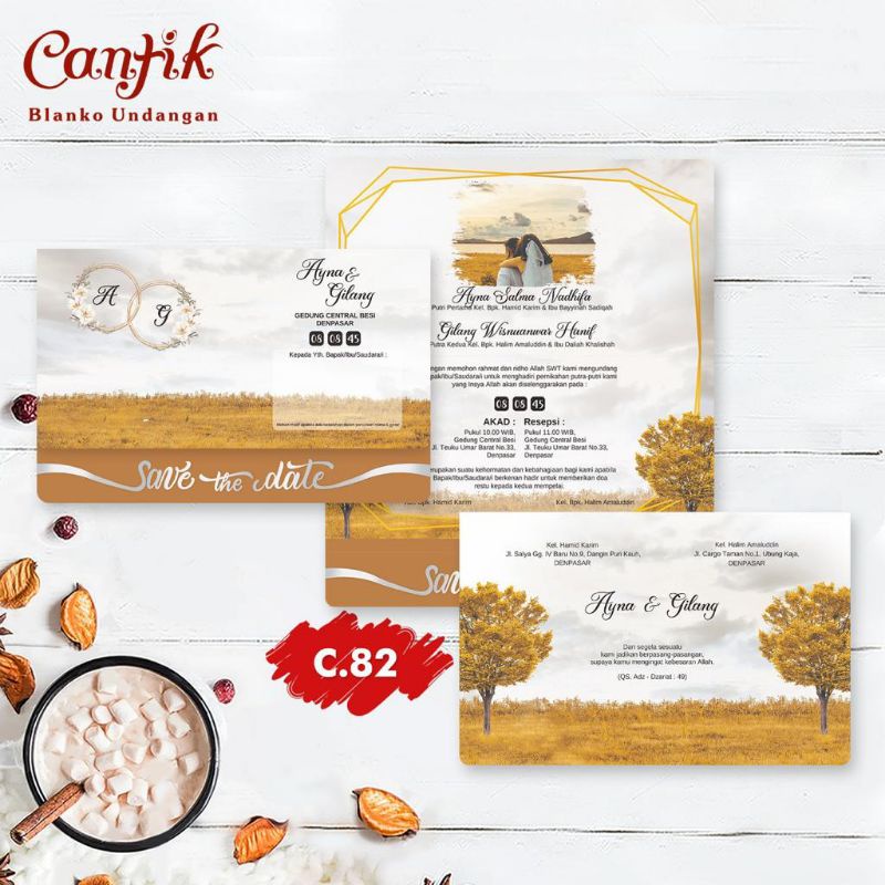 Jual CANTIK 82 Blangko Undangan | Blangko Undangan | Undangan Murah ...
