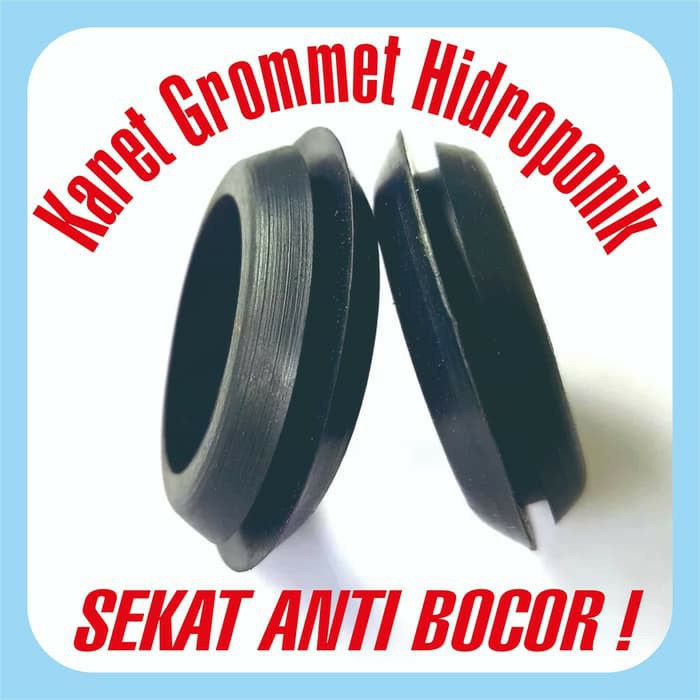 Jual Grommet 1/2" Inch 22 mm Gromet Seal Karet Dutch Bucket Hidroponik Anti Bocor | Shopee Indonesia
