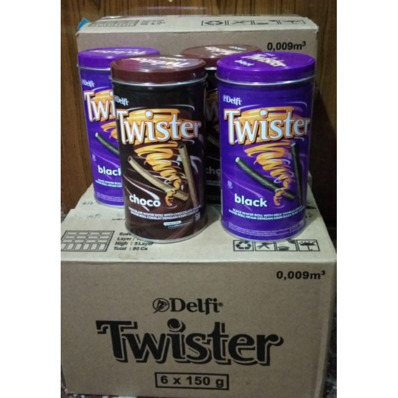 Jual Twister Tin 150gr/Twister Kaleng 150gr/wafer Stick coklat | Shopee ...