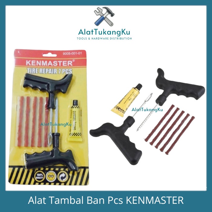 Jual KM Alat Tambal Ban Tubles Set Alat tempel ban / Alat Tambal Ban ...