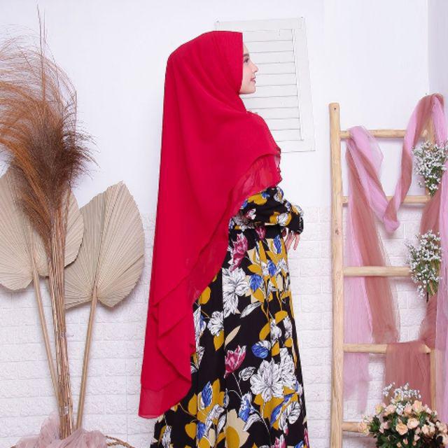 Jual BDEZ - JUMBO - SYARI SET KHIMAR - SYARI BUNGA TERATAI - GAMIS SET KHIMAR 2 LAYER | Shopee ...