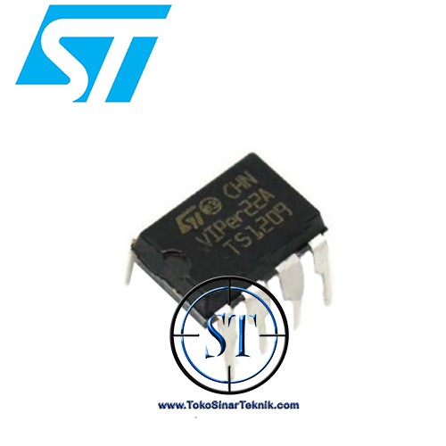 Jual IC Viper22A Viper 22A Low power OFF-line SMPS primary switcher | Shopee Indonesia