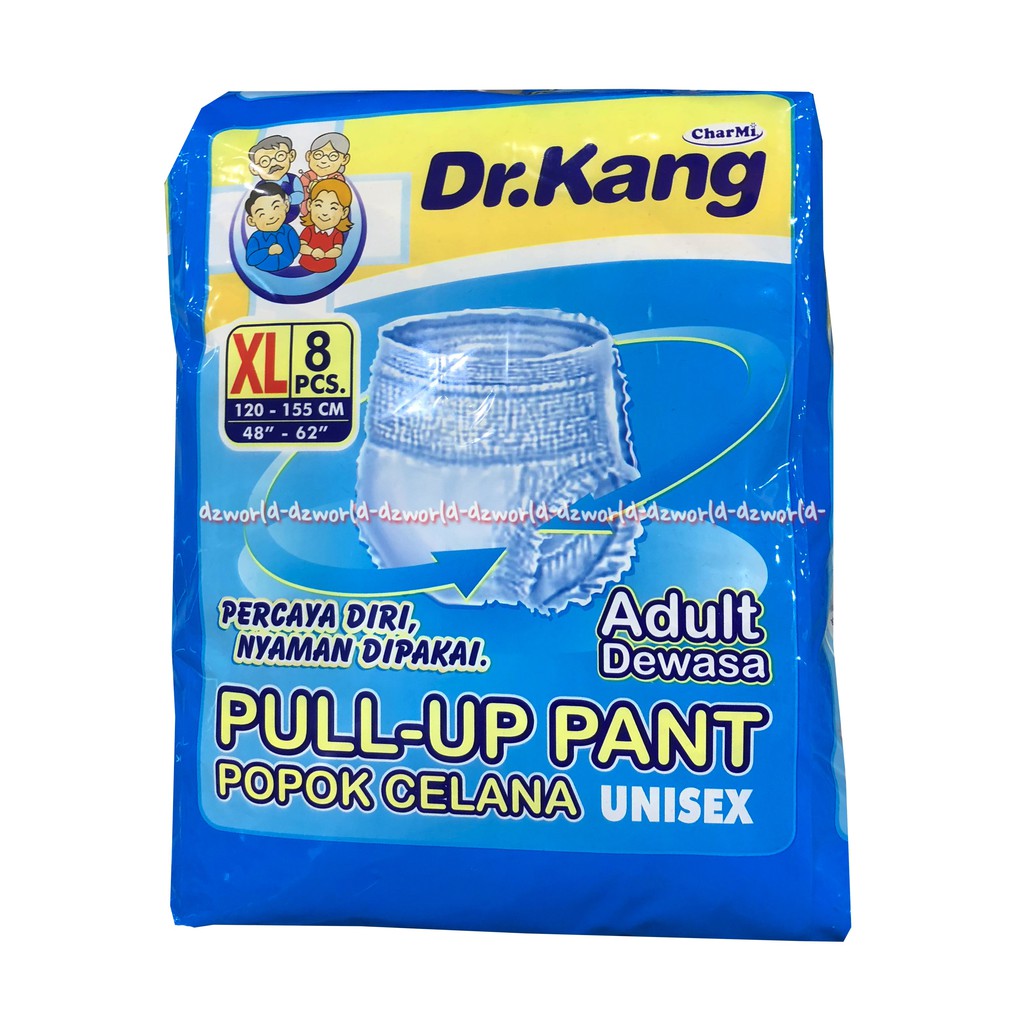 Jual Dr Kang Pull Up Pant Popok Celana XL 8Pcs Diapers Dewasa Orang Tua ...