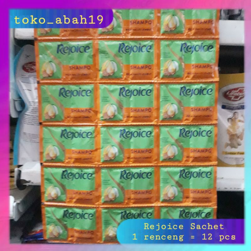 Jual Shampoo Rejoice Rich Sachet 12 SachetX 10ml/1 Renceng | Shopee ...