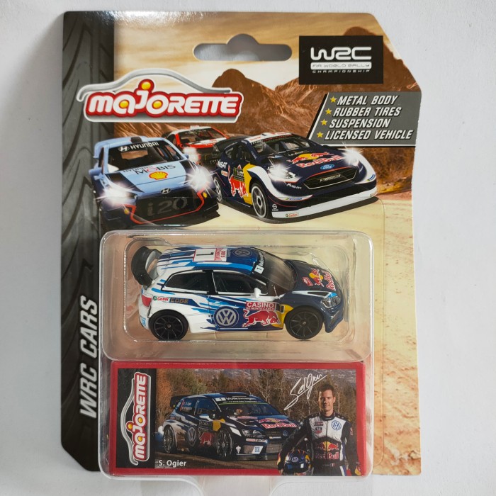 Jual Majorette WRC Cars Volkswagen VW Polo WRC Red Bull Skala 64 ...