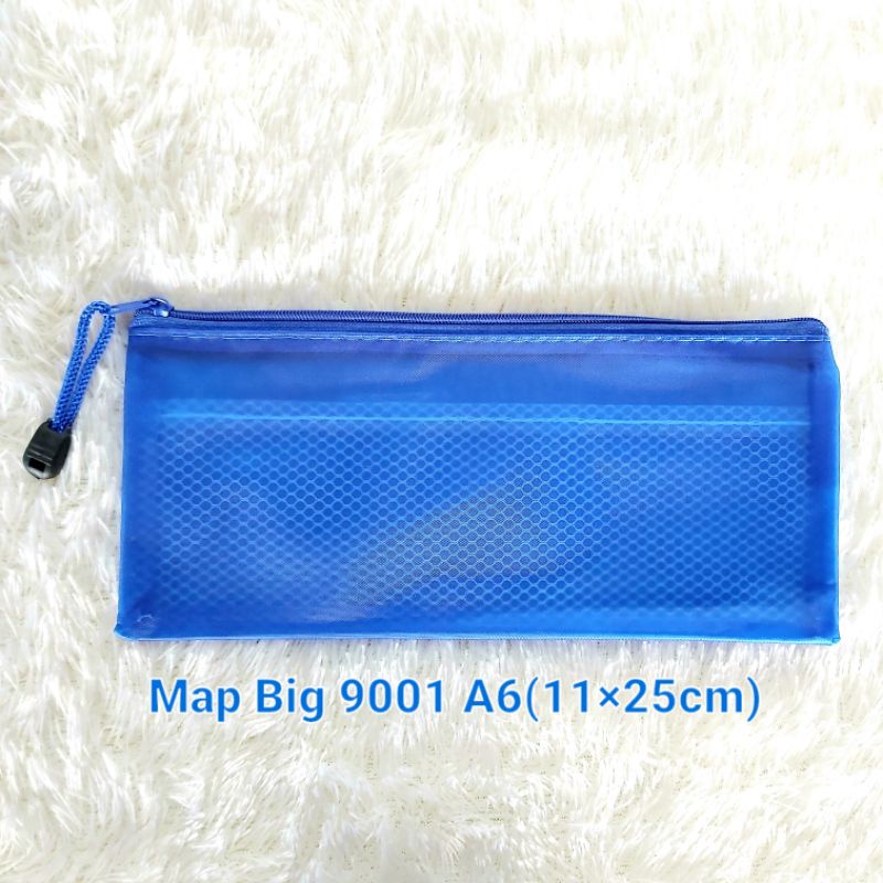Jual Map Pocket File Big 9001/ Zipper/Resleting Warna A6/A5/A4/F4 ...