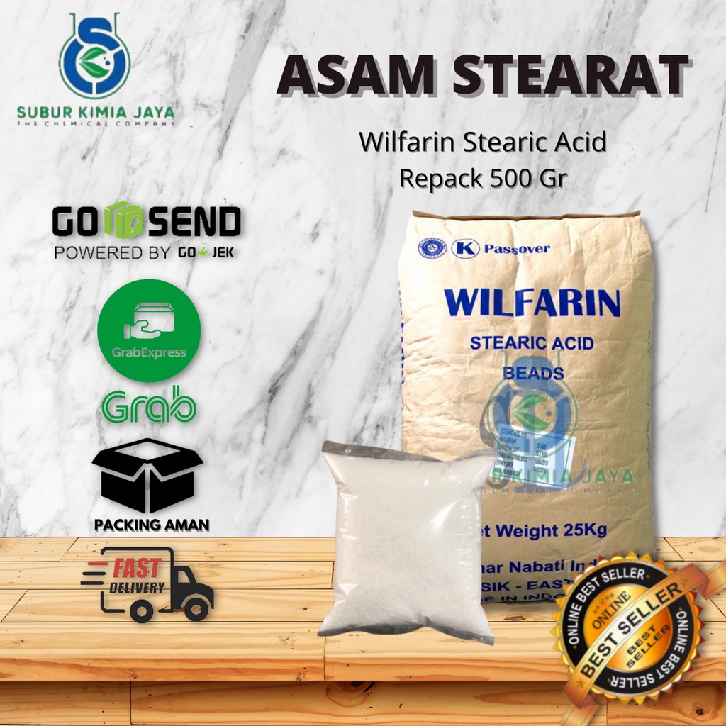 Jual Stearic Acid / Asam Stearat / Bahan Lilin 500 gr | Shopee Indonesia