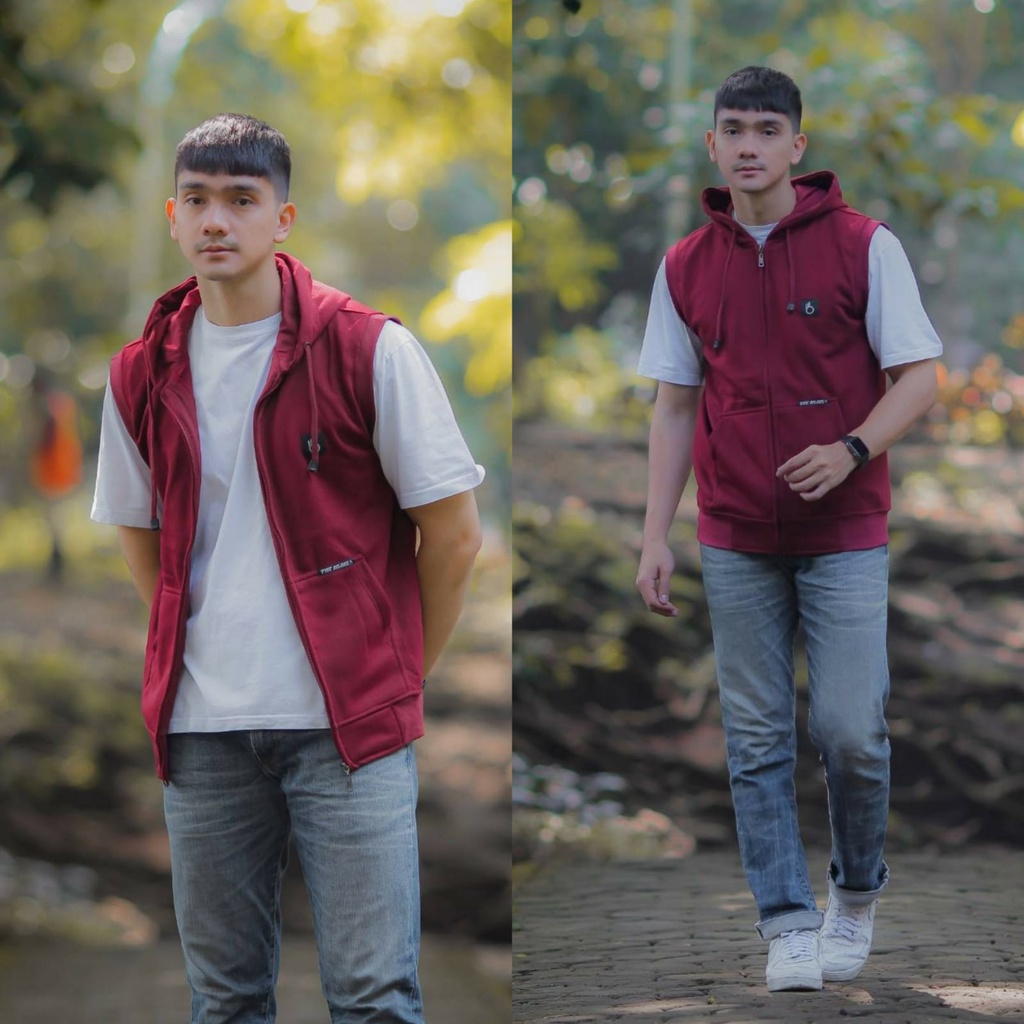 Jual rompi fleece pria/rompi motor/rompi keren/rompi touring/rompi anti ...