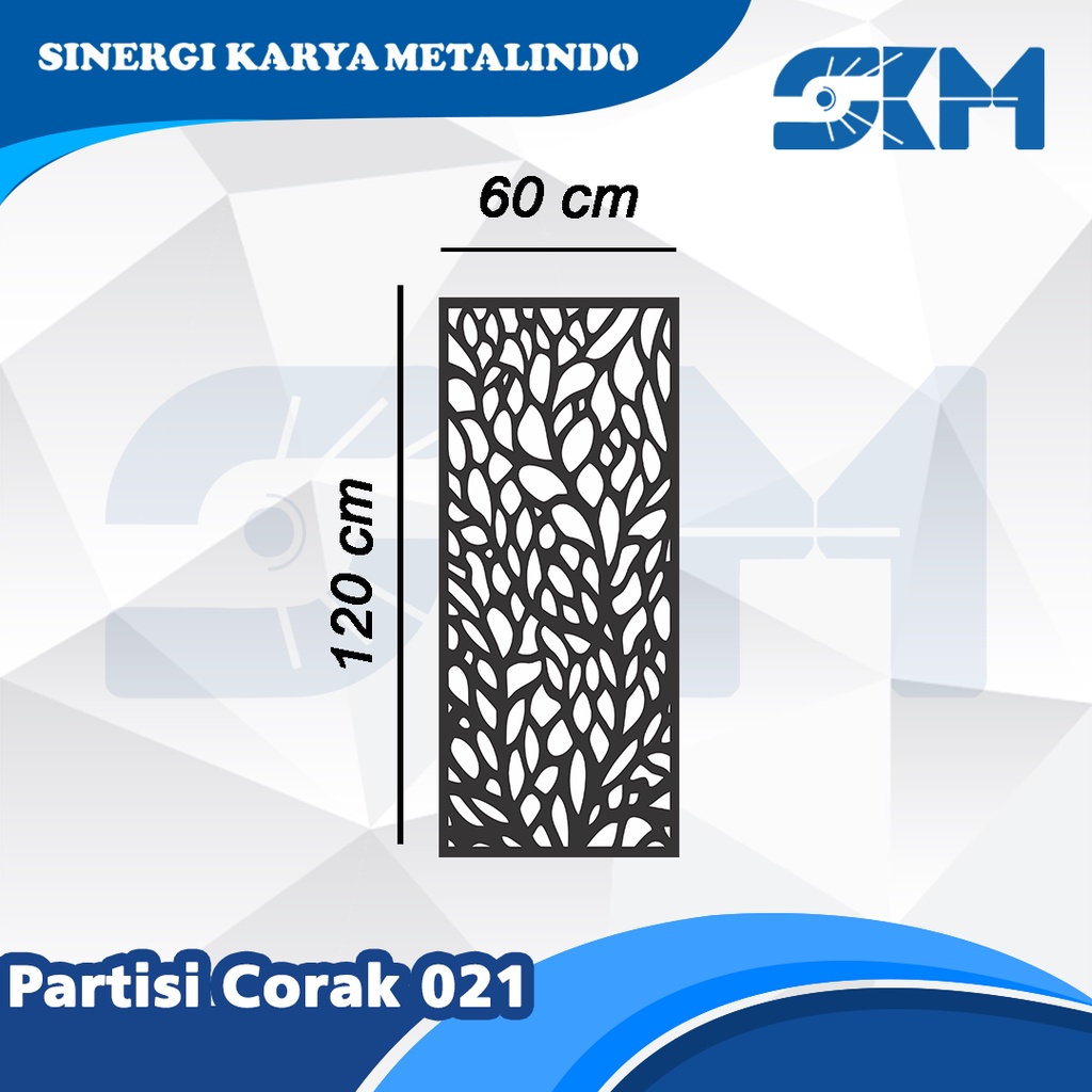 Jual PLAT PARTISI PAGAR MOTIF 120X60cm TEBAL 1MM - 2MM / LASER CUTTING ...