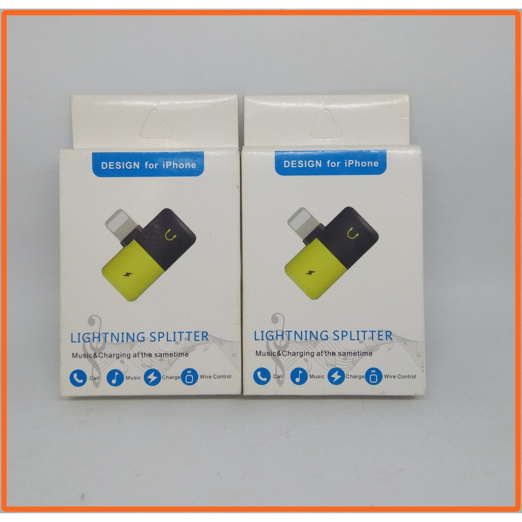 Jual Pliter 2In1 Iphone Pill Lightning Splitter for IPhone - Splitter ...