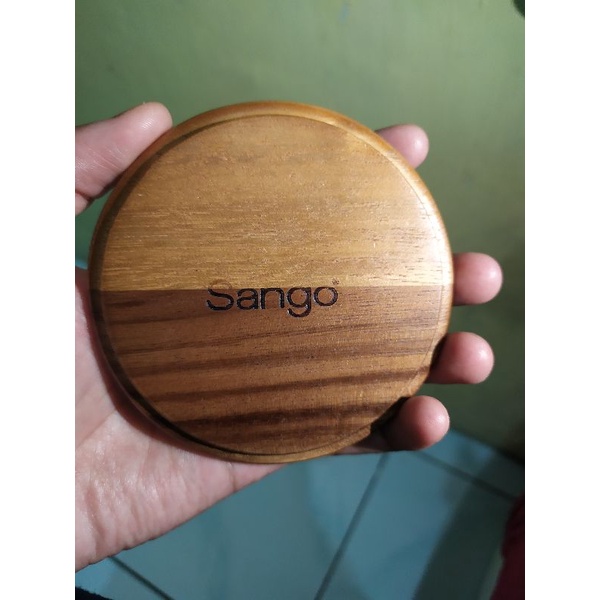 Jual Tatakan Gelas Kayu BULAT dari SANGO 9 Cm | Shopee Indonesia